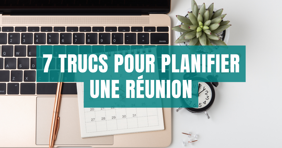 7 trucs pour planifier une réunion ─ Beenote