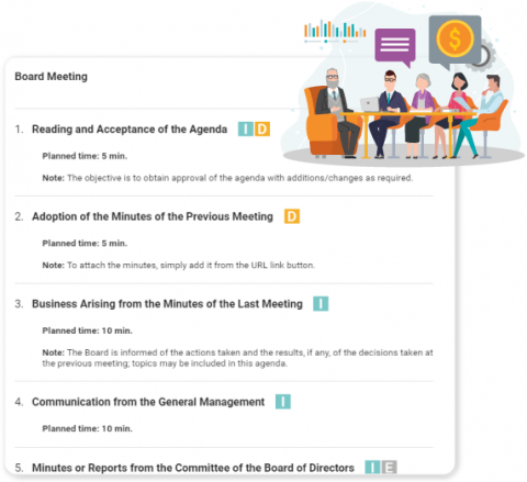 Free Board of Directors Agenda Template | Beenote
