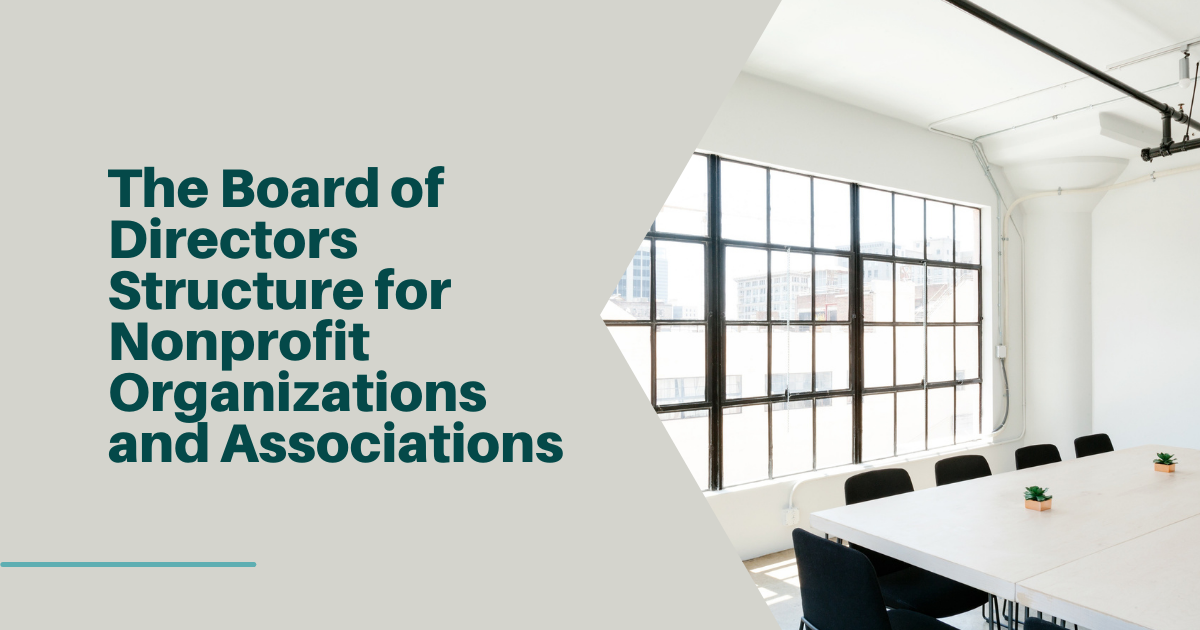 The Board of Directors structure for NPOs & associations