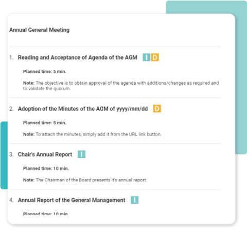 Annual General Meeting Template | Beenote
